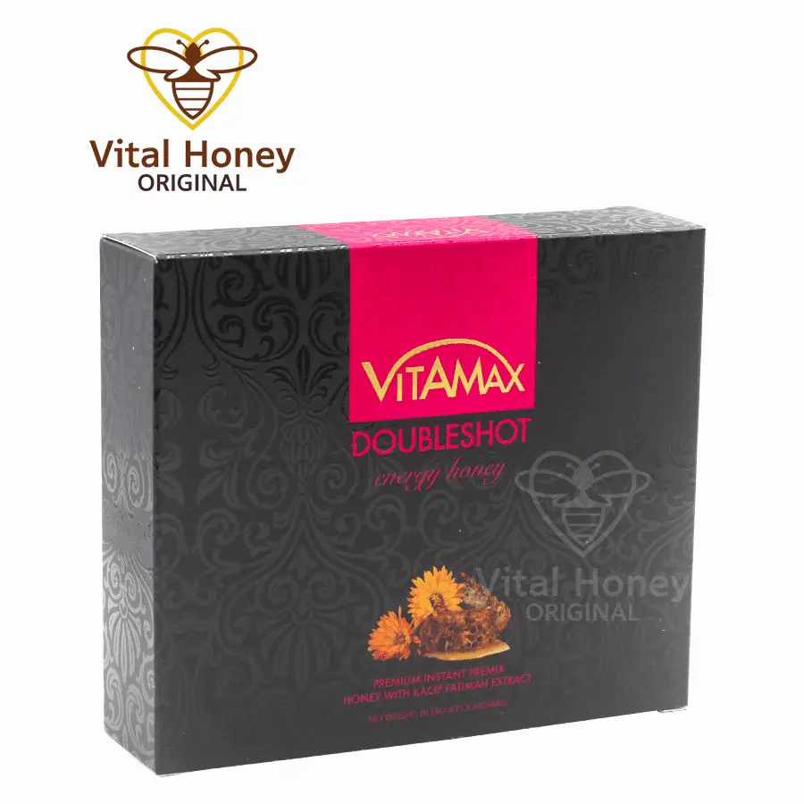 Vitamax Double Shot Energy Honey For Her (One Box) - vital honey usa